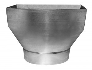 Straight Oval Register Boot - Southwark Metal Mfg. Co.