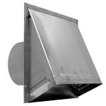 Aluminum Wall Cap w/ Damper - Southwark Metal Mfg. Co.