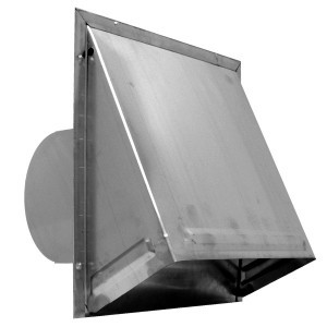 Aluminum Wall Cap w/ Damper - Southwark Metal Mfg. Co.