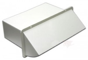 White Plastic Wall Cap - Southwark Metal Mfg. Co.